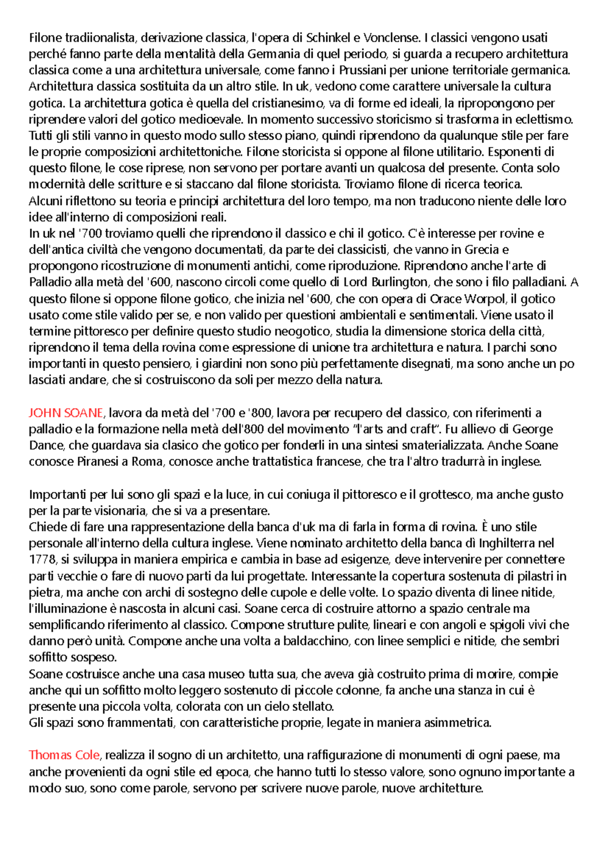 Lezione 4 27-10 - belli - Filone tradiionalista, derivazione classica ...