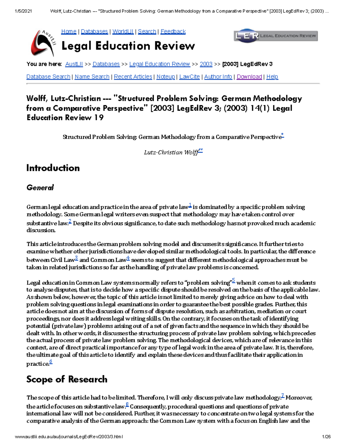 Wolff, Lutz-Christian - Structured Problem Solving German Methodology from a Comparative ...