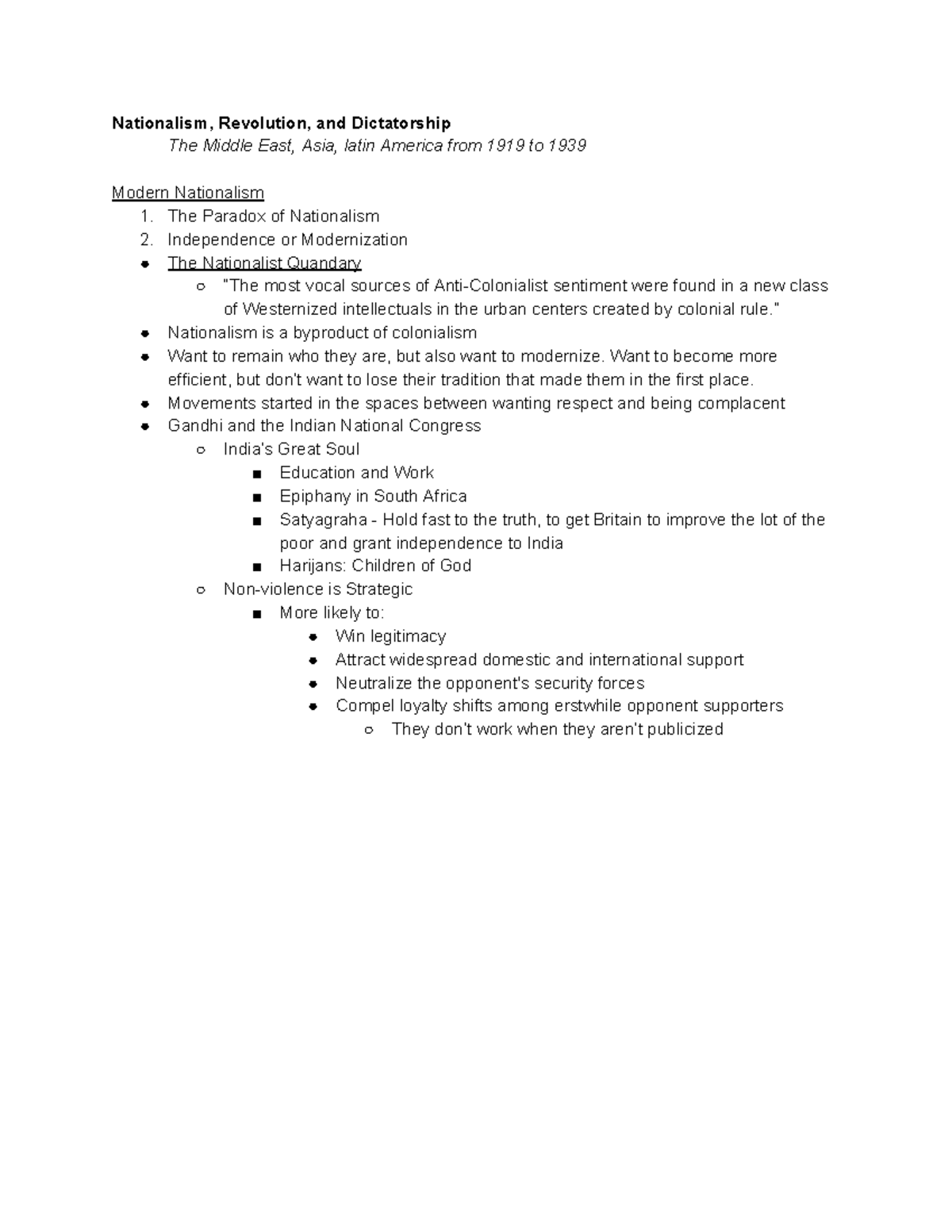 Nationalism, Revolution, Dictatorship - Nationalism, Revolution, and ...