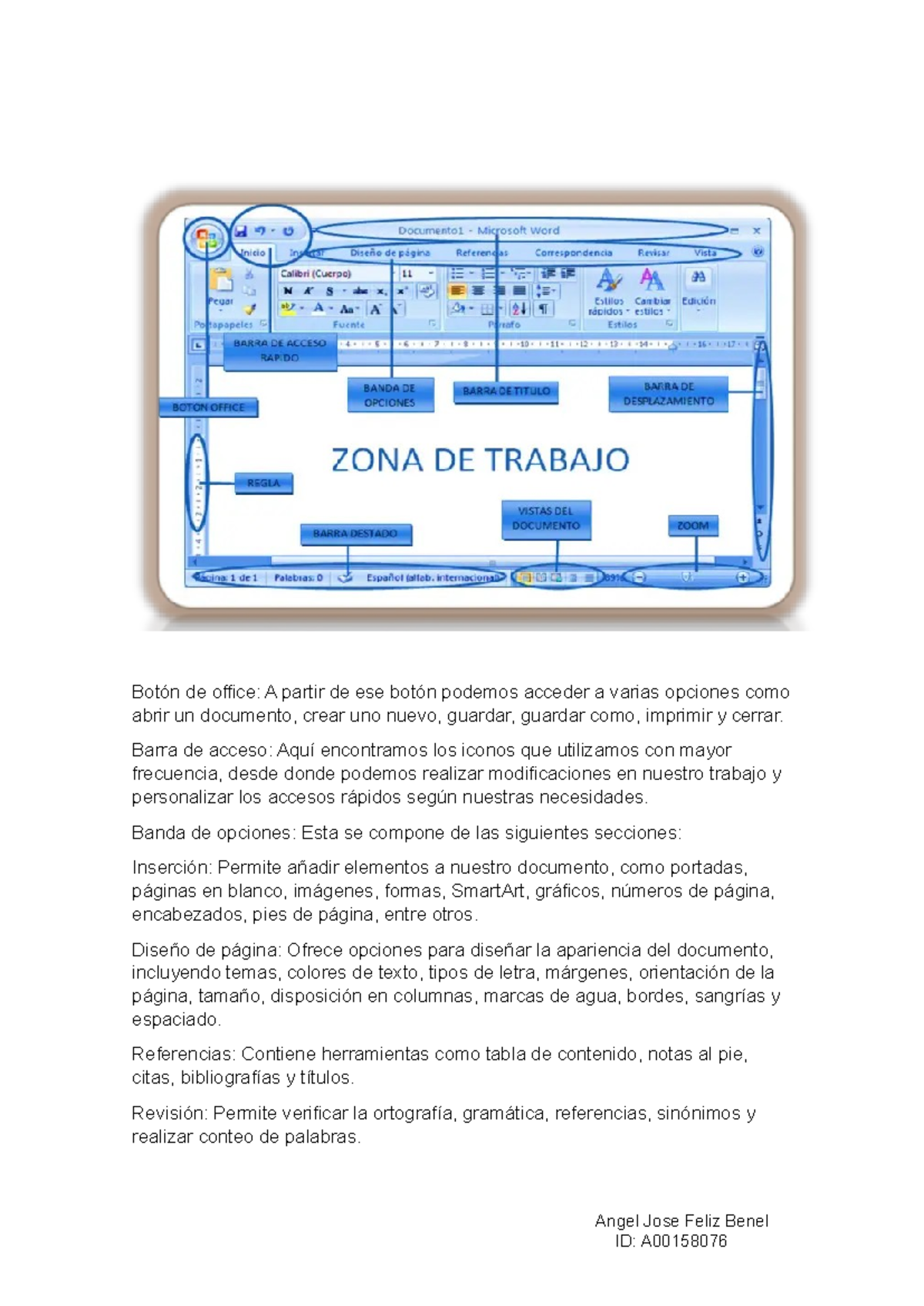 Utilidades Barras De Word - Botón de office: A partir de ese botón ...
