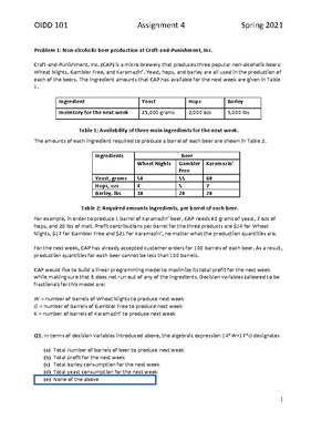 OIDD 101 Spring 2020 Syllabus v2 - Warning: TT: undefined function: 32 ...