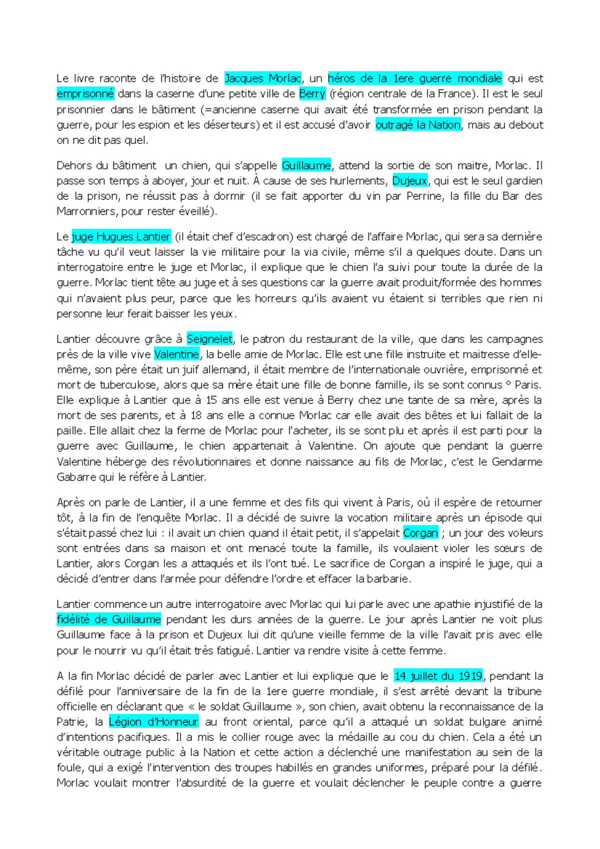 Le collier rouge - Le livre raconte de l’histoire de Jacques Morlac, un ...