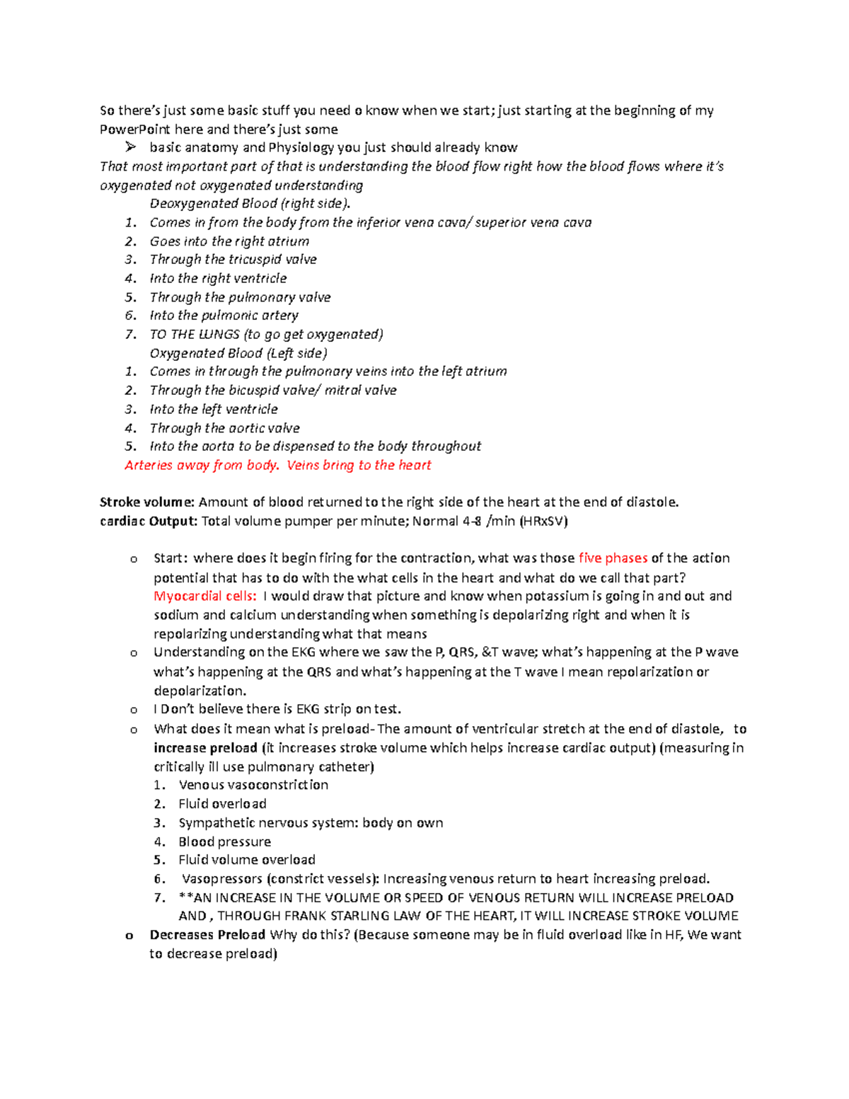 Document - study guide - So there’s just some basic stuff you need o ...