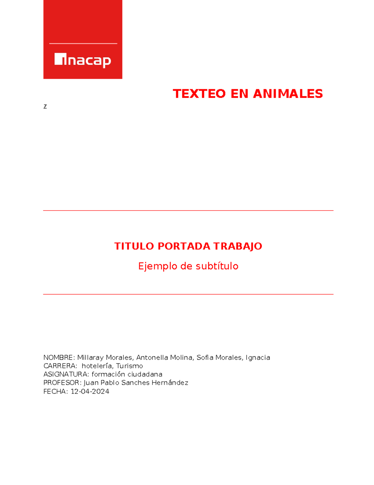 1 Carta Vertical - ADMINISTRACIÓN Y NEGOCIOS TEXTEO EN ANIMALES Z ...
