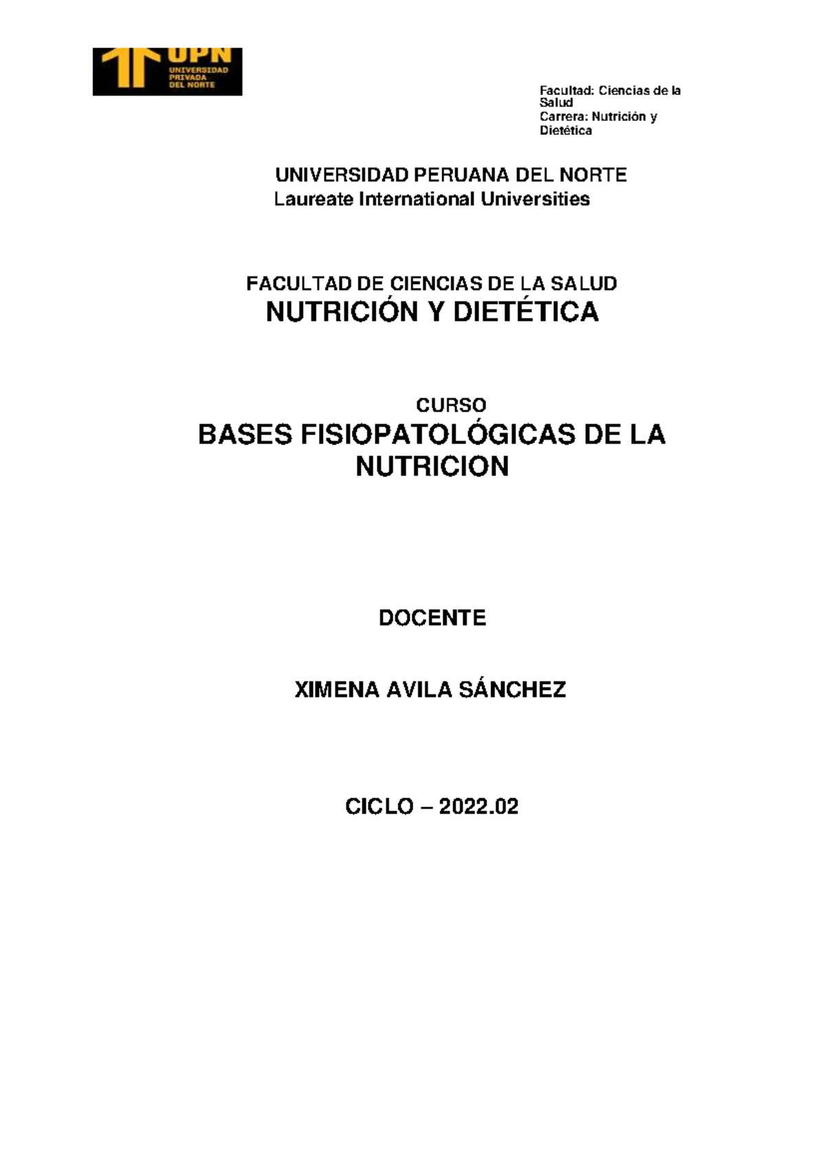 Practica N°6 - hjhui - Carrera: Nutrición y Dietética UNIVERSIDAD ...
