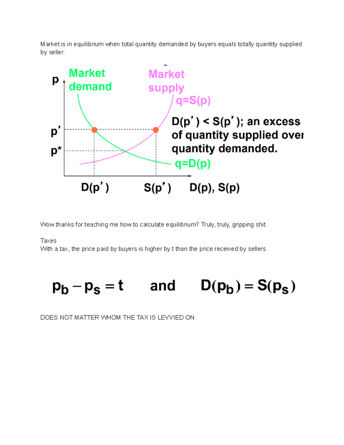 Ch 16 equilibrium - Hideki Ariizumi - ec270 - Market is in equilibrium ...