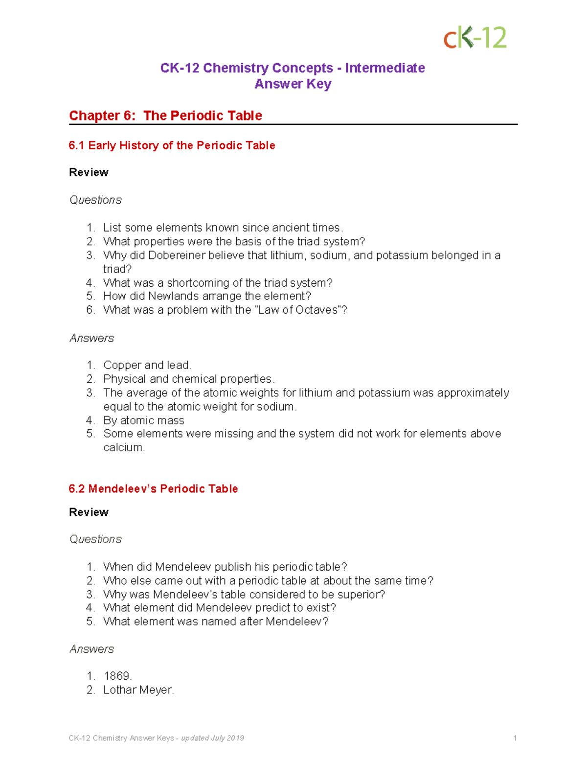 CHS Ch 06 The-Periodic-Table- Answers-12593284 - CK-12 Chemistry ...