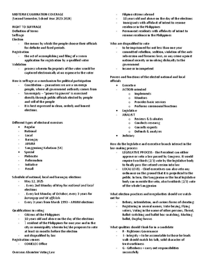 Cwts-2 - Civic Welfare and Training Service (CWTS) notes - 10 to be ...