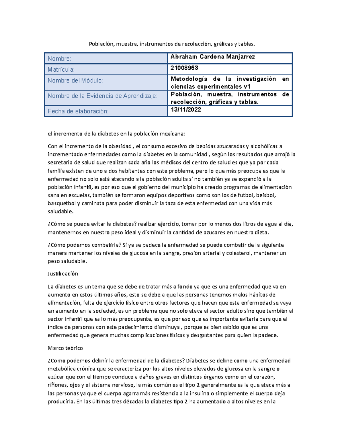 Cardona Abraham Población - Población, muestra, instrumentos de ...