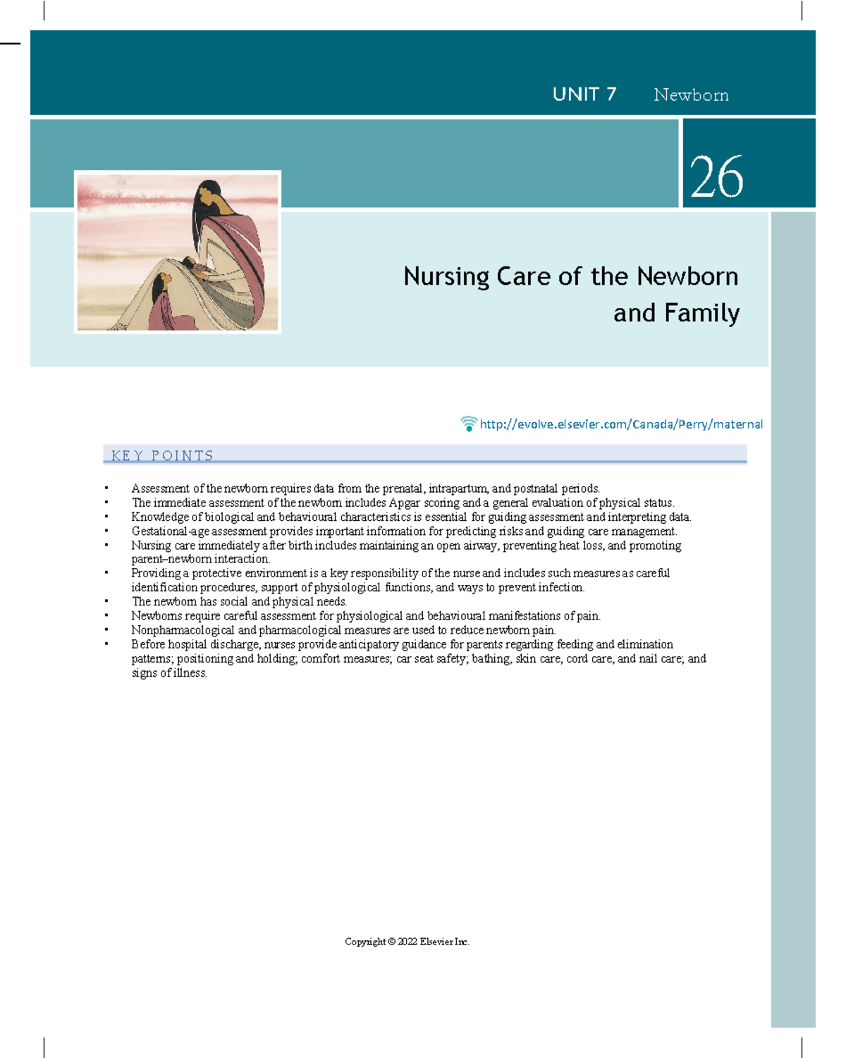 Chapter 026 newborn - lec notes - UNIT 7 Newborn Nursing Care of the ...