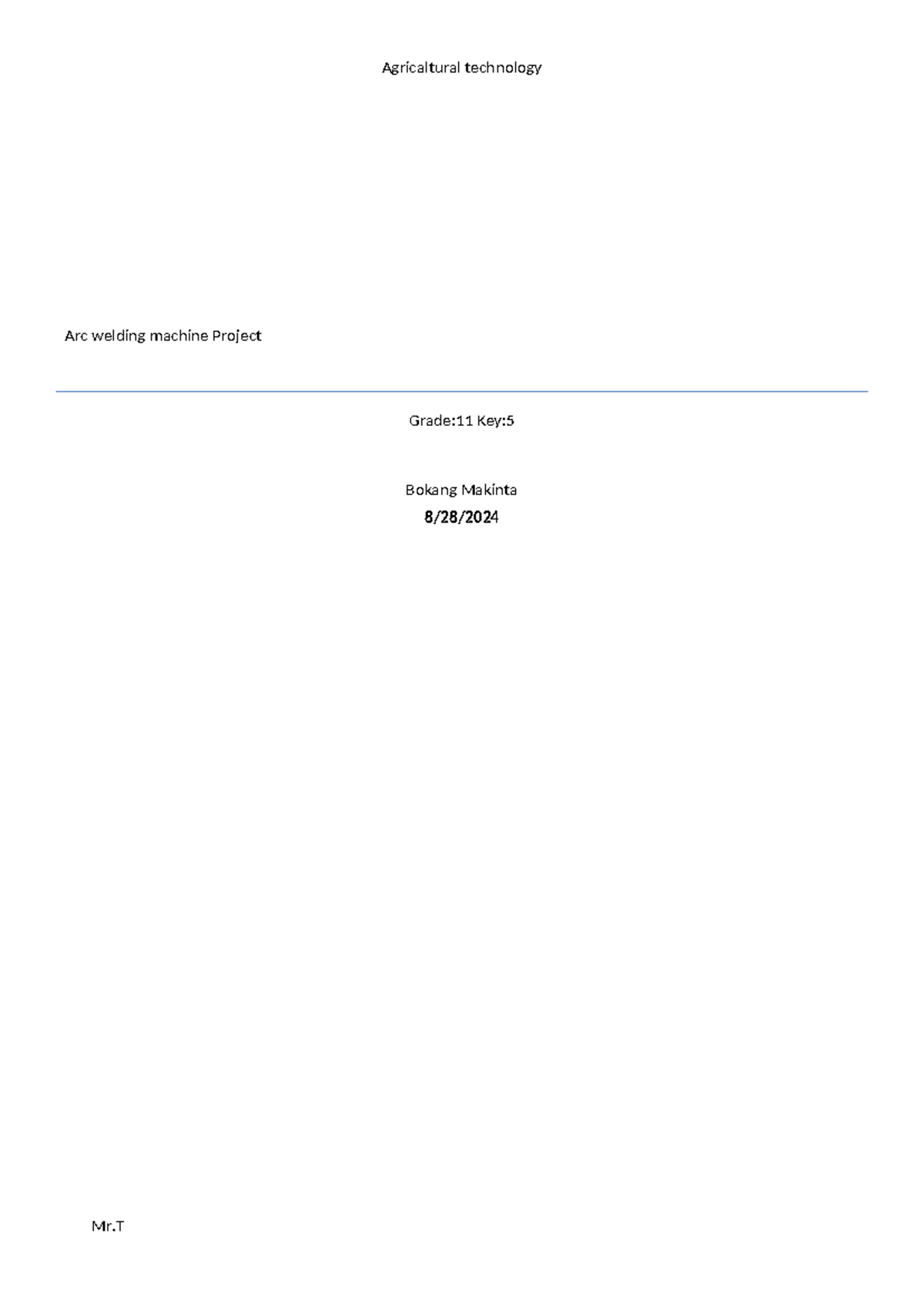 Agricaltural technology - - Studocu