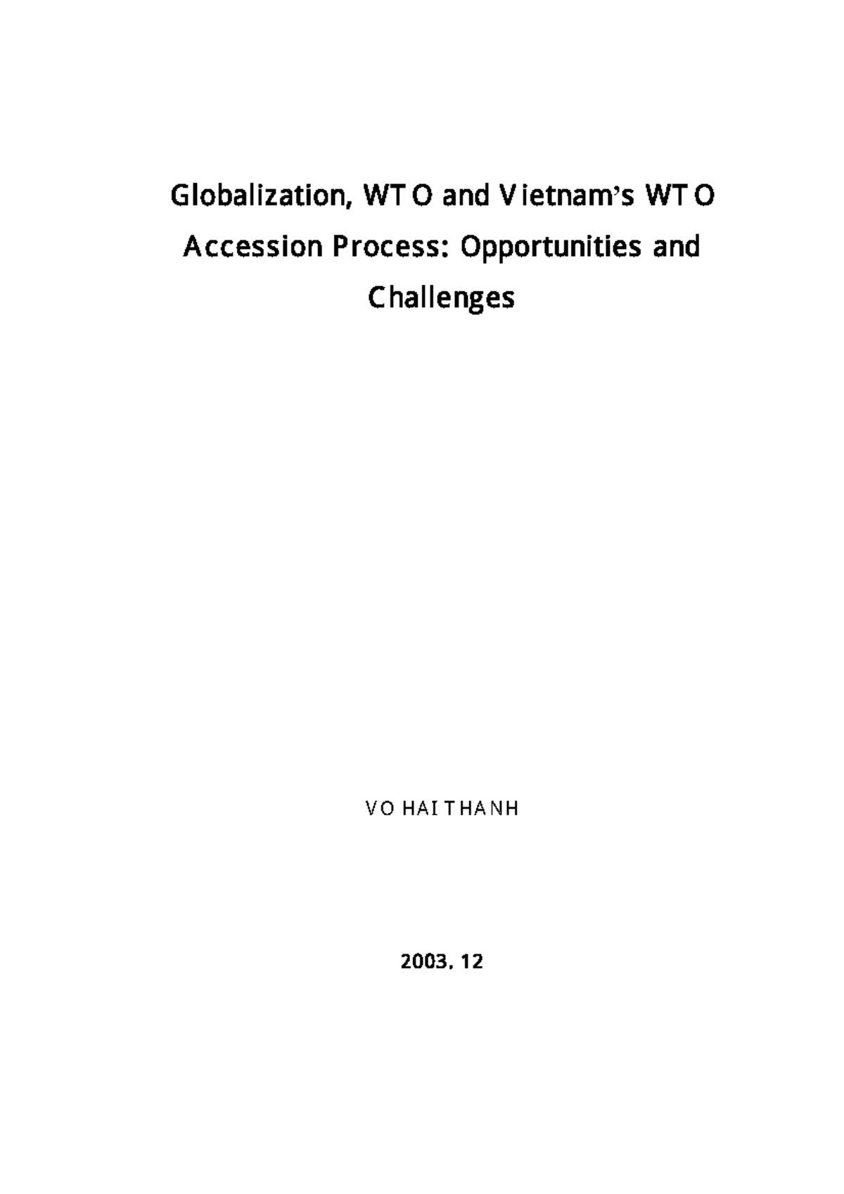 Globalization, WTO and Vietnam’s WTO - ’ Up to 134 countries and ...