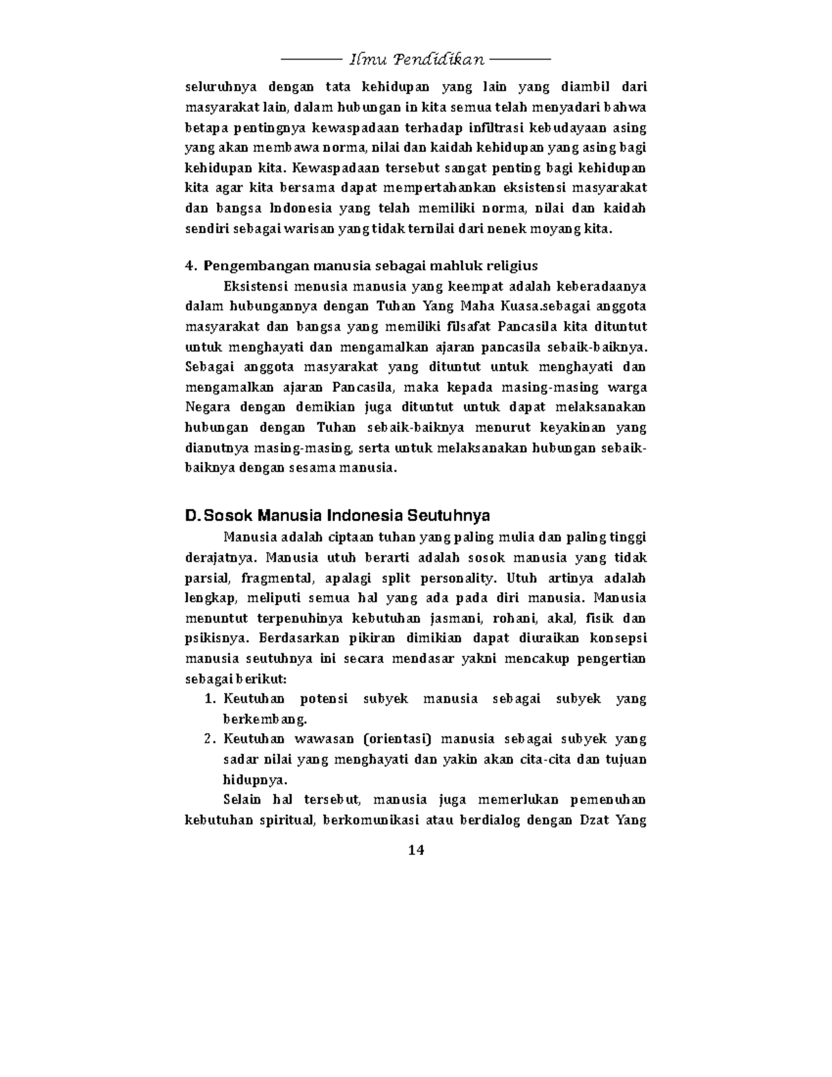 Ilmu Pendidikan -9 - Notes - _____________ Ilmu Pendidikan ...