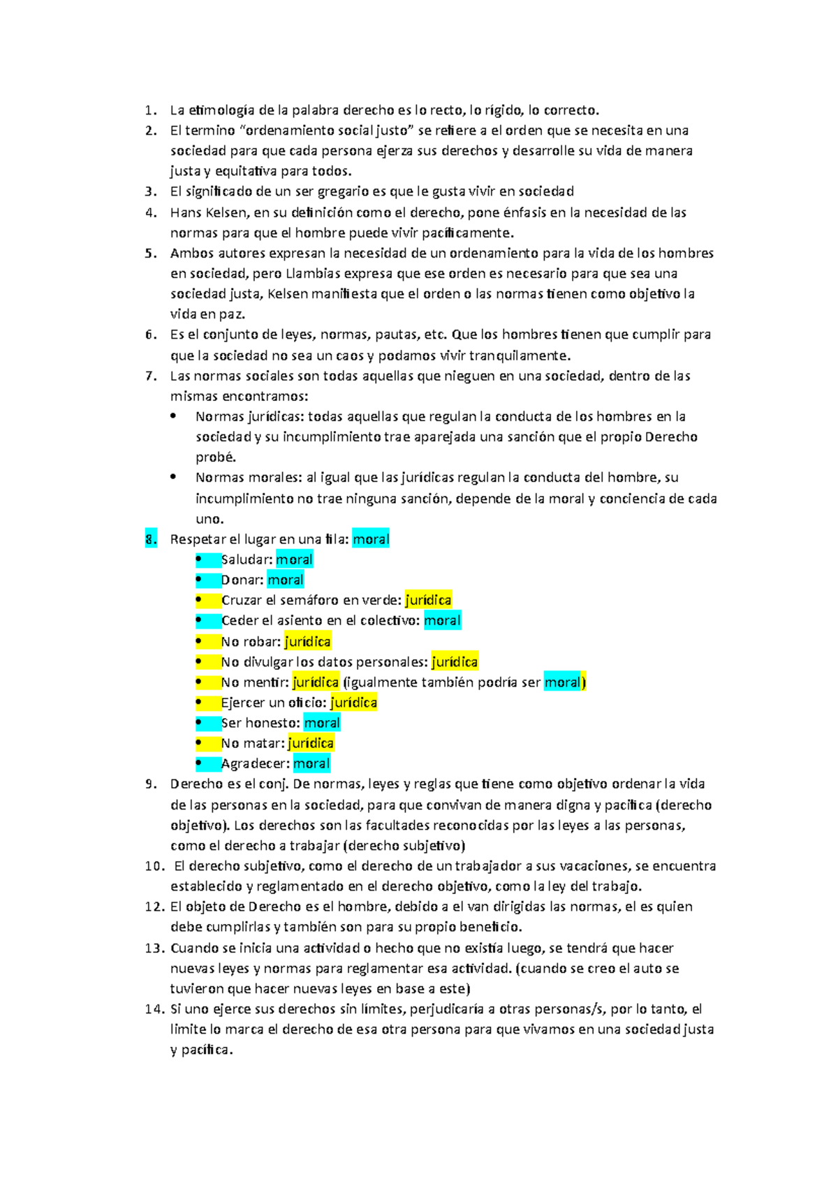 El Derecho y las Normas por Román - La etimología de la palabra derecho ...