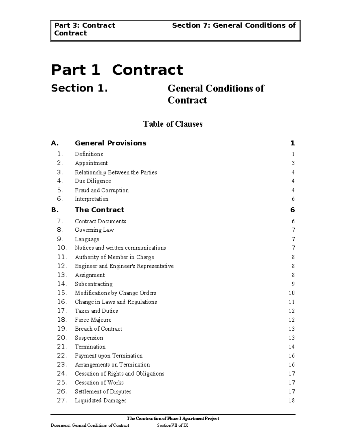 8 Edited Gcc And Scc 2011 Version Contract Part 1 Contract Section 1
