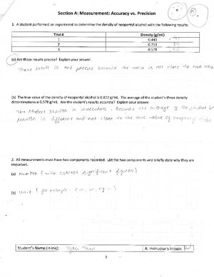 Unit 4 workbook - CHEM G110 - Studocu