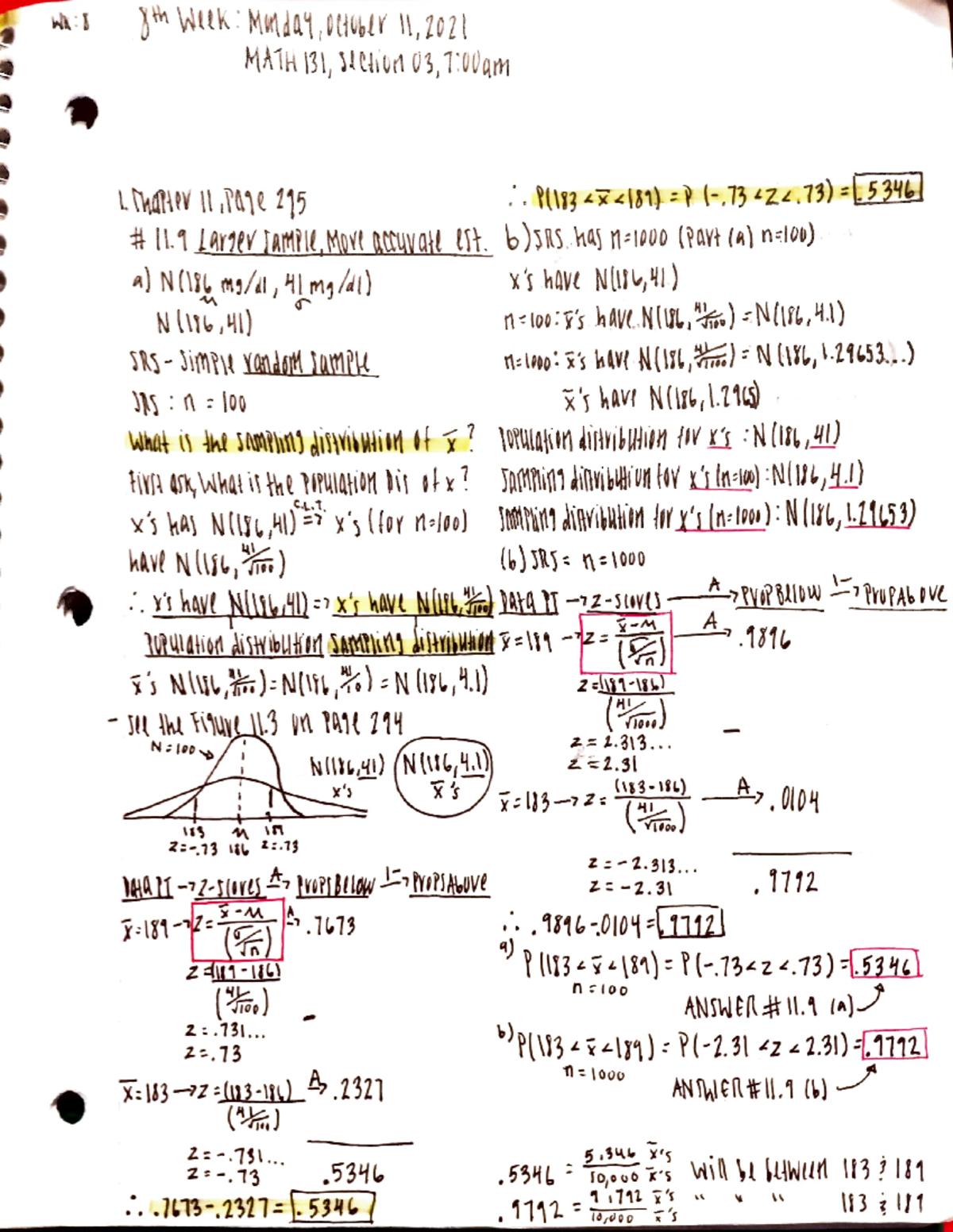 MAT 131 - Week 8 - Teacher: Gregory Kallo. - h Witk MMJaY ,OtAUsEY Vl, MATH 131, 14tivn 05,1 ...