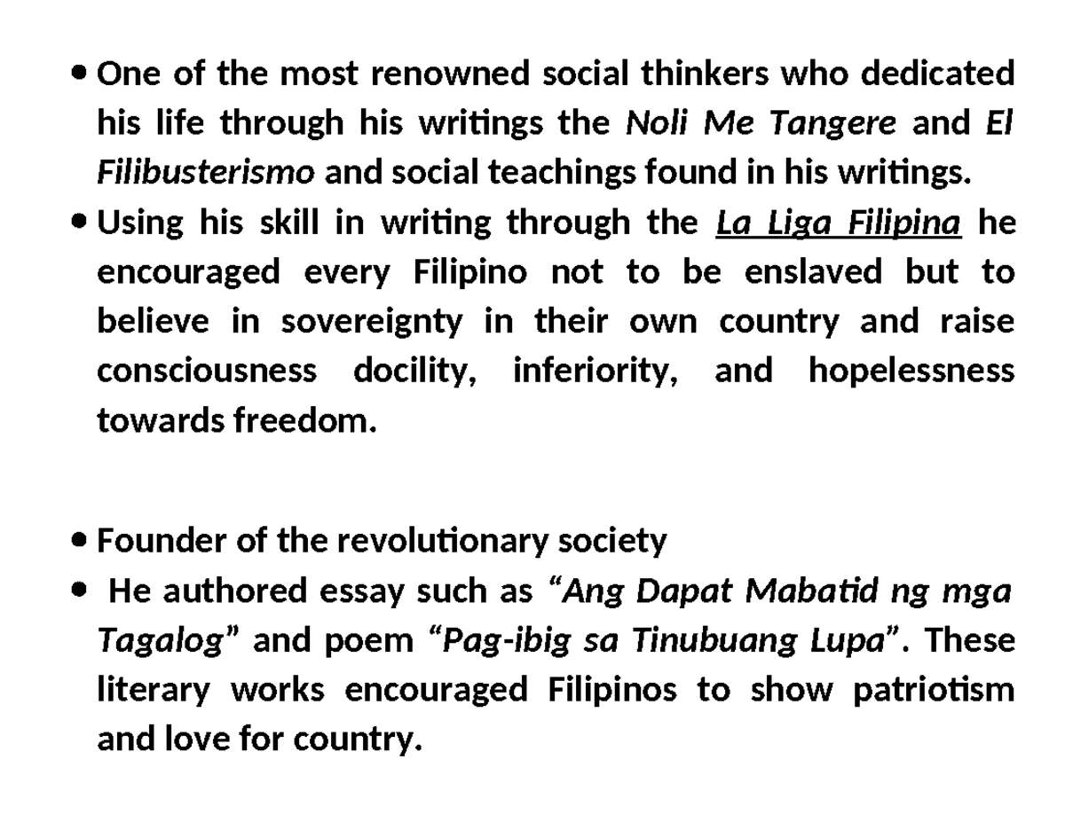 DISS - Lecture notes - One of the most renowned social thinkers who ...