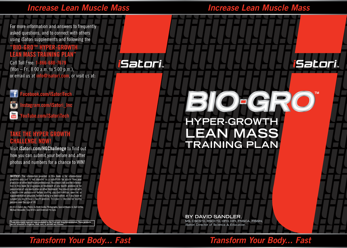 Bio-Gro Hyper Growth Lean Mass v2 - For more information and answers to ...