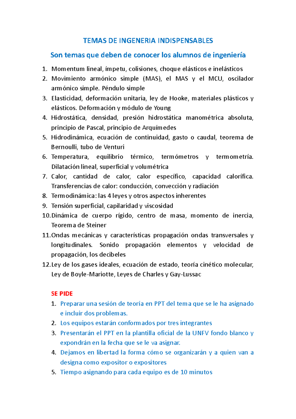SEC A Temas DE Ingeneria Indispensables - TEMAS DE INGENERIA ...