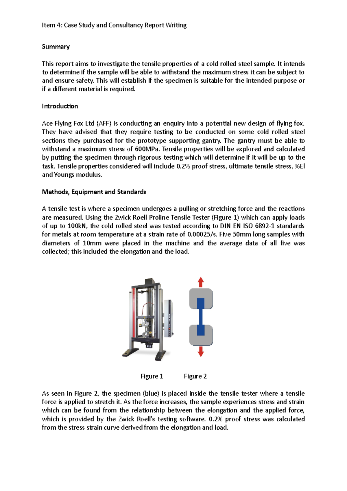 Chem Report Case Study - Summary This report aims to investigate the ...