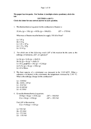 Chapter 5-Thermochemistry - Chapter 5 Thermochemistry Figure 5 Sliding ...