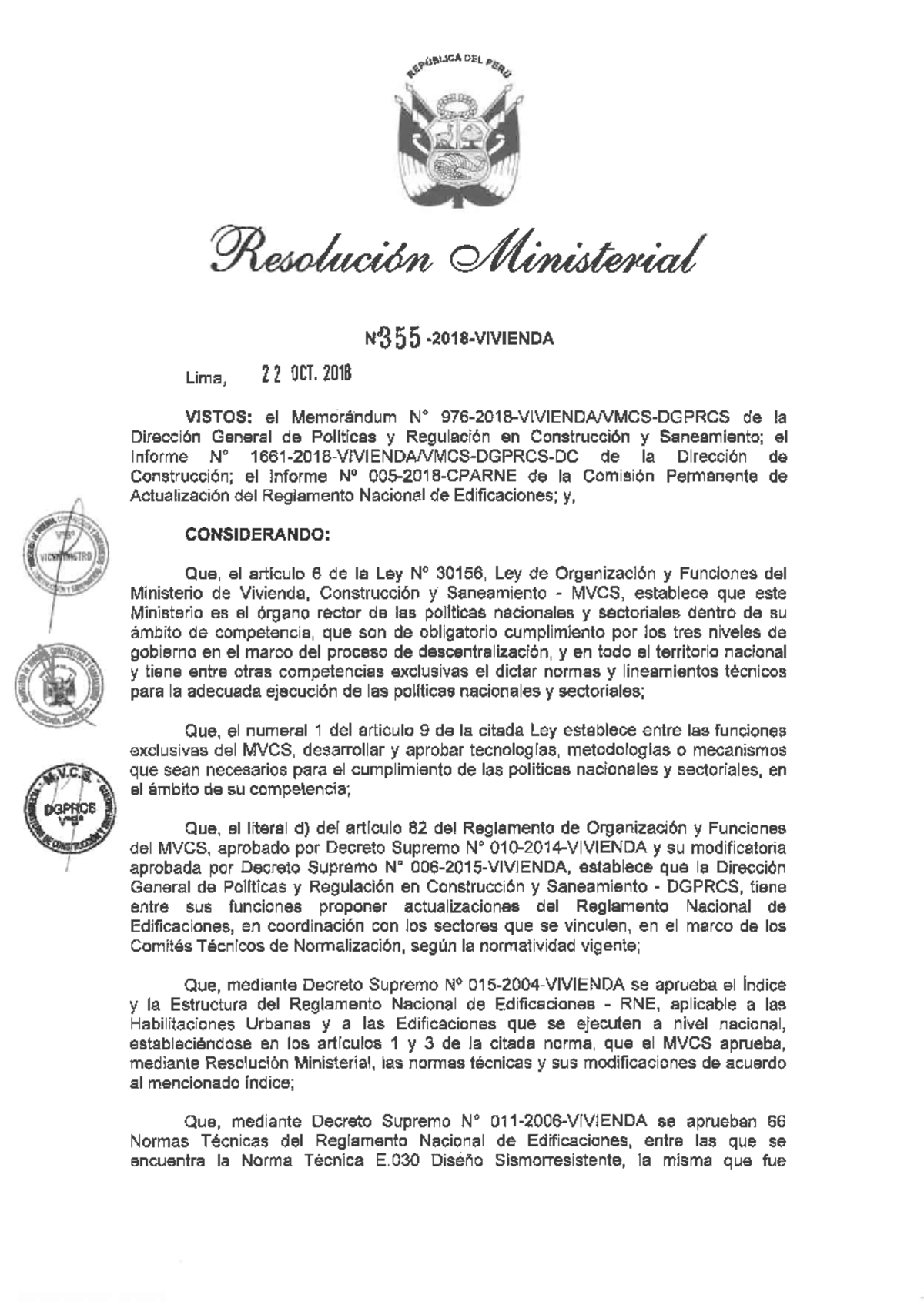 Norma E - 030 - Ocred - ٥BUCA DEL سكط ฉ/เฝเ¿^ Nc355-2018-ViVlENDA Lima ...