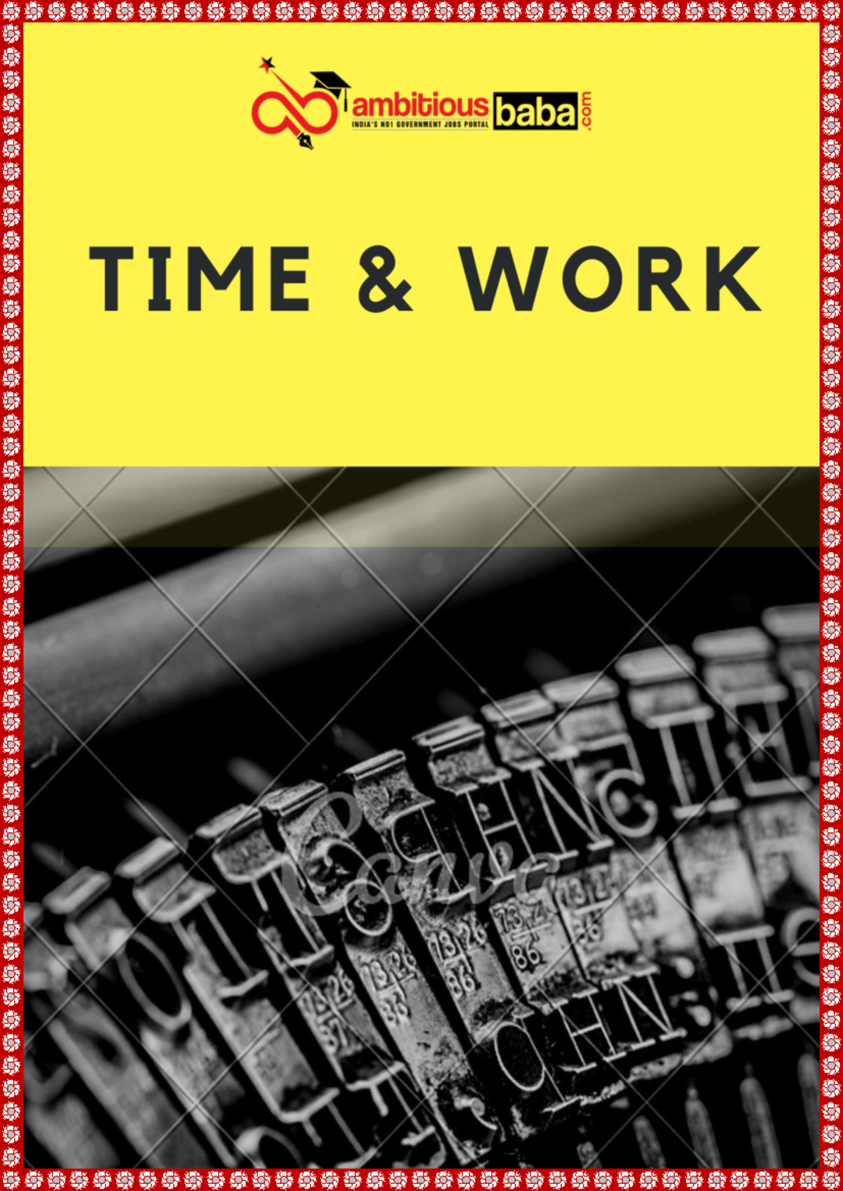 Time-and-work - This Material is used to learn date and time aptitude ...