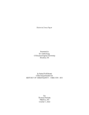 Chhi 686 critical analysis paper - Liberty University Critical Analysis ...
