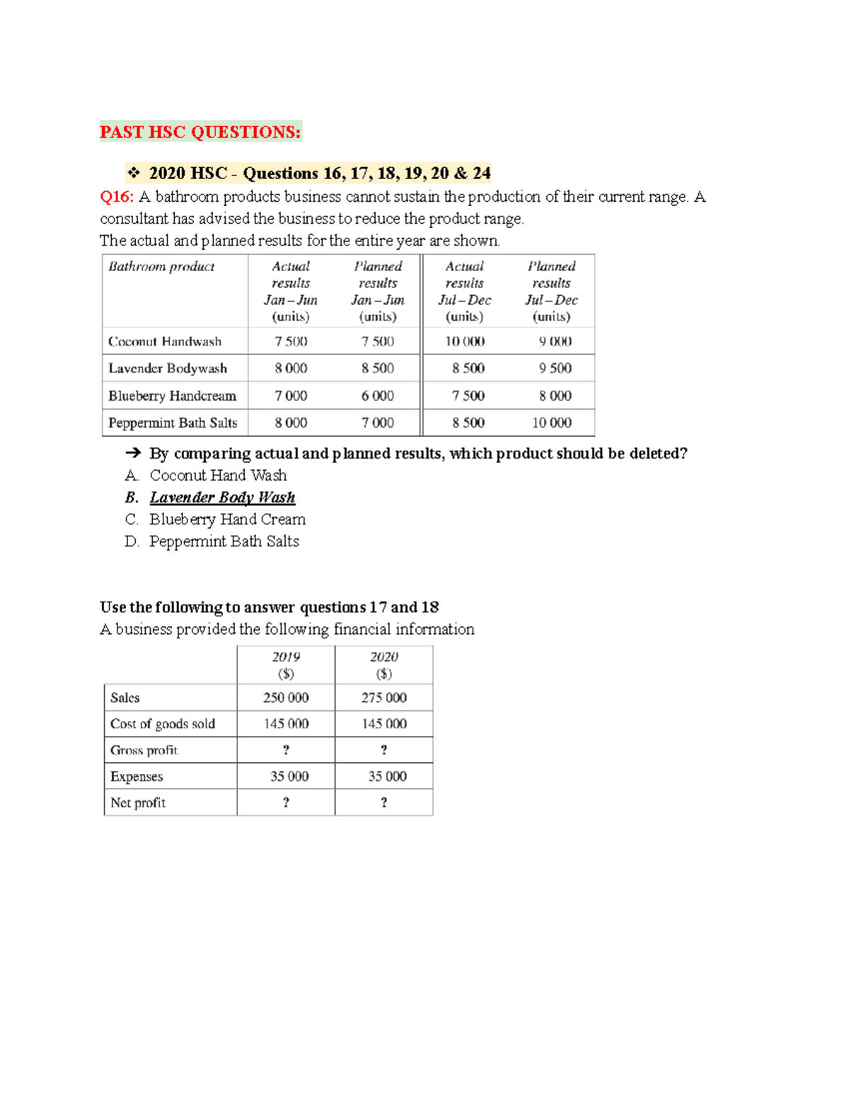 Mirna Shammout - Business.S - Financial Ratio Analysis - Week 6 - PAST ...