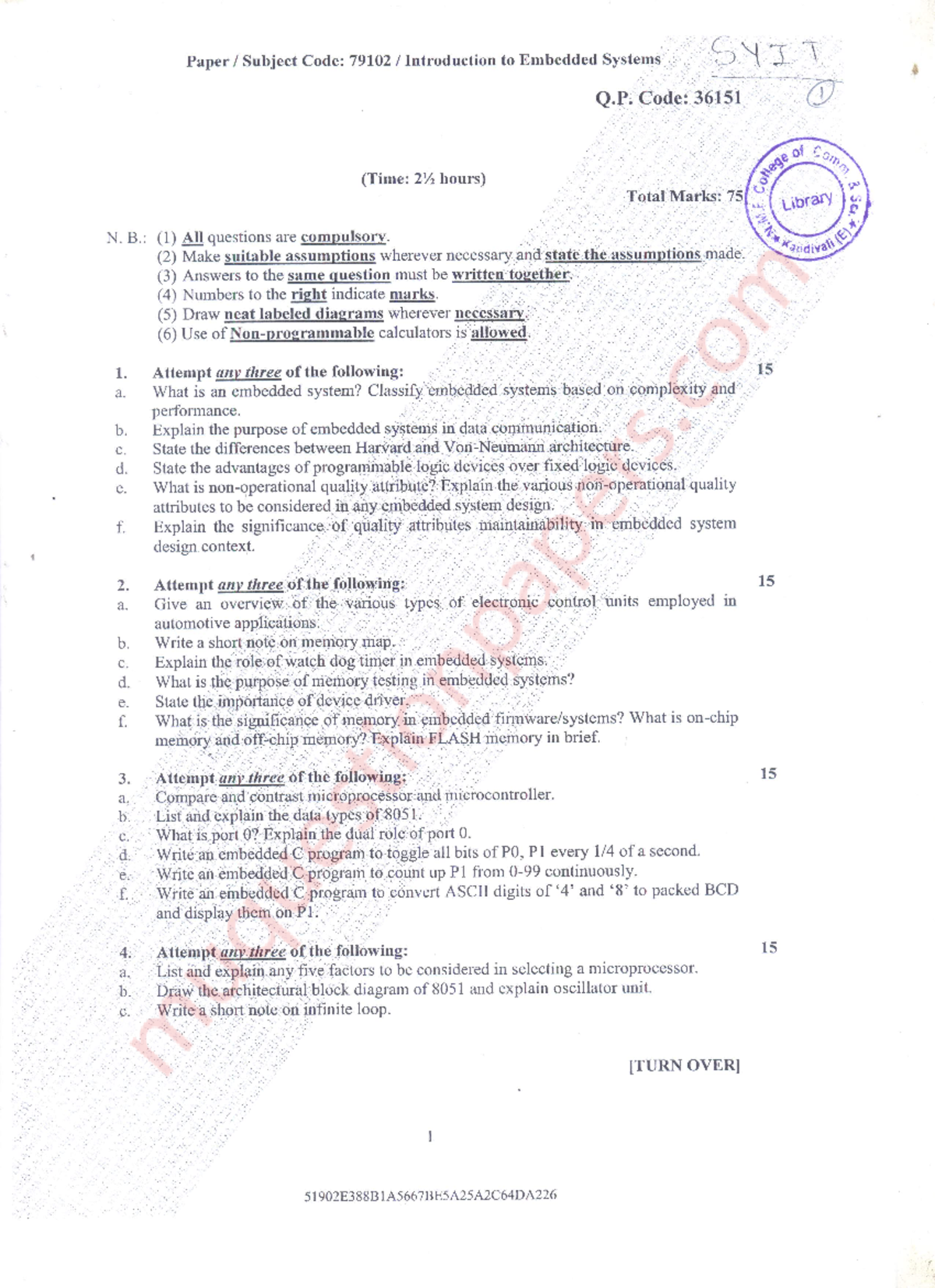 Sybsc-IT SEM4 IES APR19 - BscIT (Information Technoogy) - Studocu