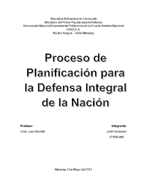 Fundamentación de la defensa integral de la nación - Johan Hernández ...