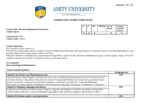 DMS Notes - DISCRETE MATHEMATICS - Studocu
