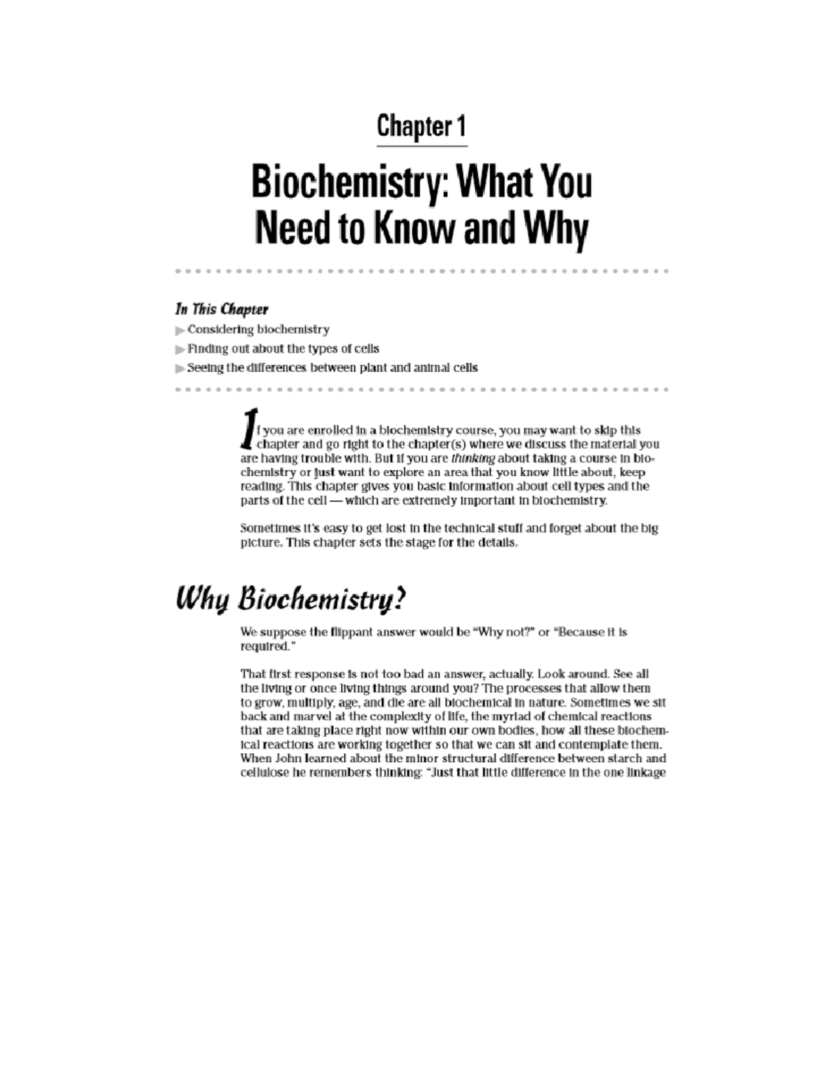 Introduction to Biochemistry - BS in Nursing - Studocu