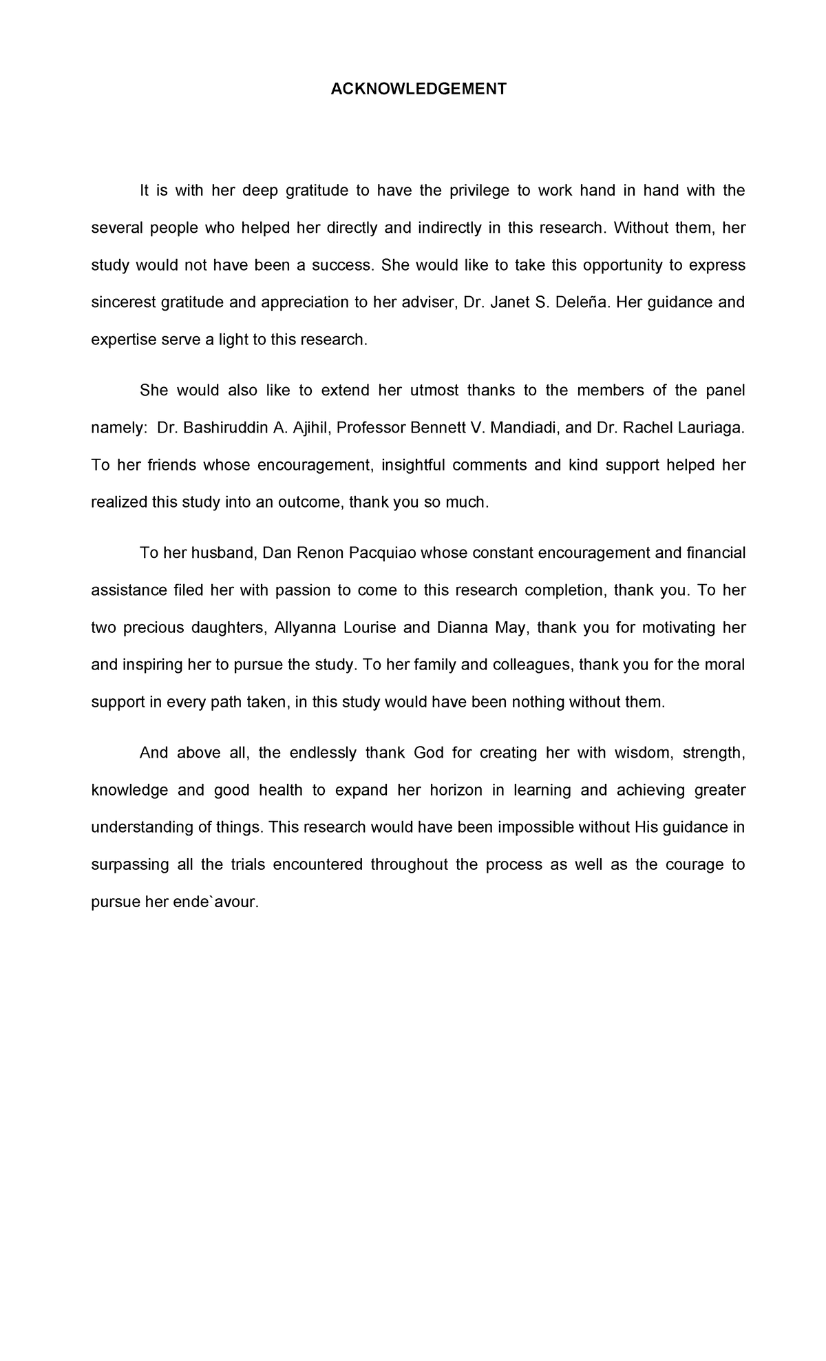 Acknowledgment - Summary International Business and Trade ...