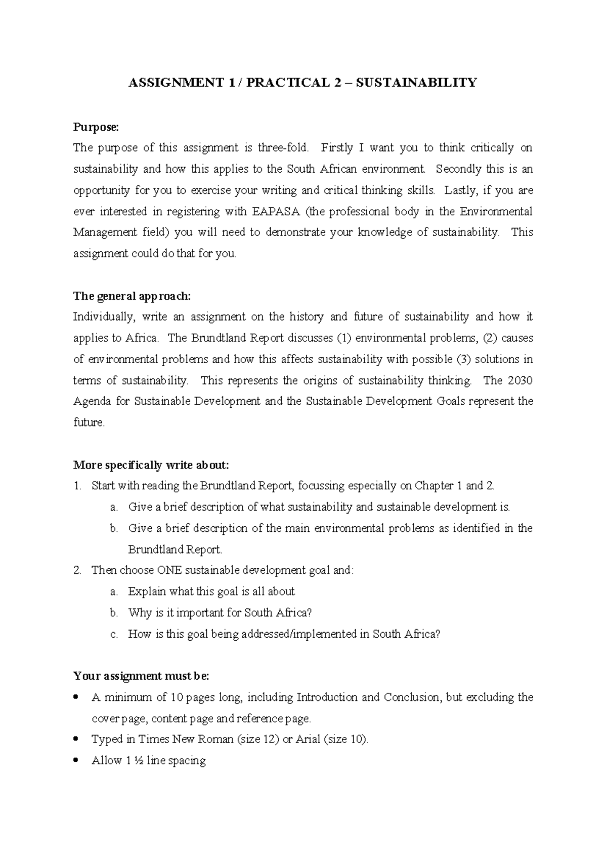 Practical 2-Assignment-instructions - ASSIGNMENT 1 / PRACTICAL 2 ...