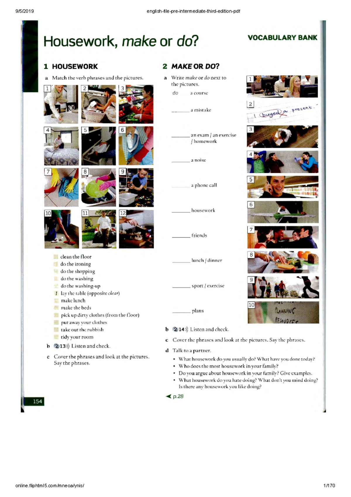 New English File Pre-Intermediate - Student's Book third edition - Studocu