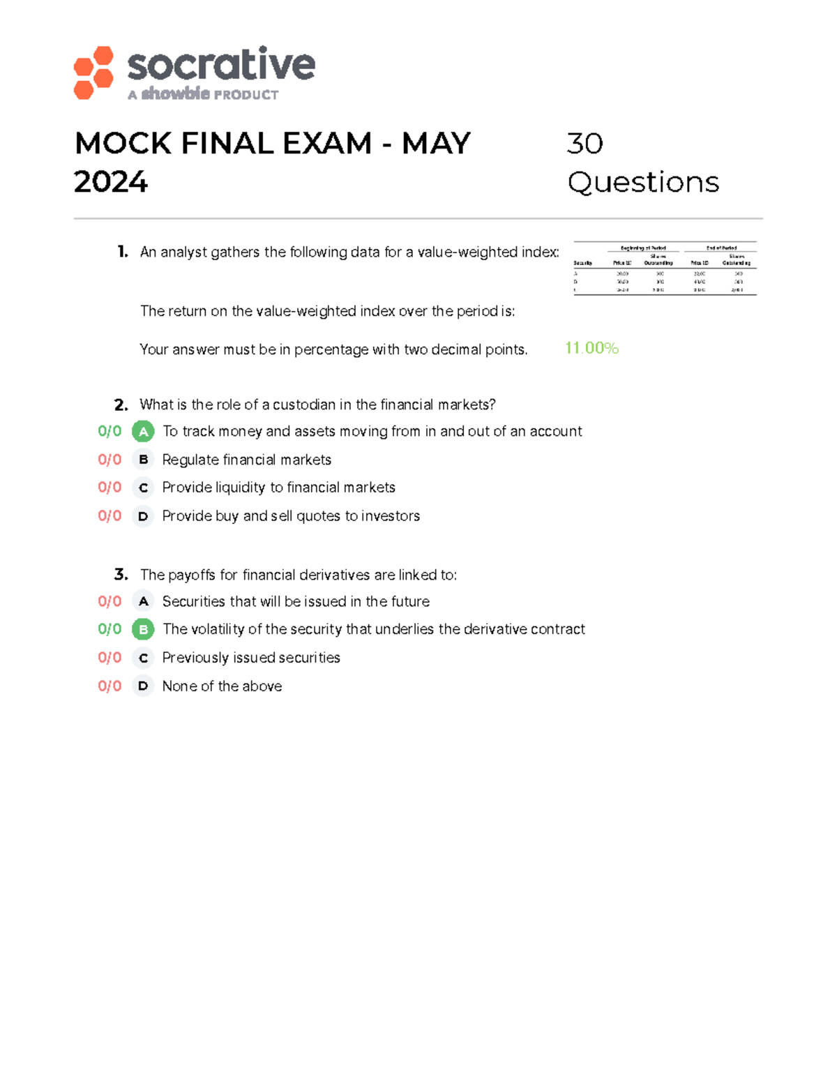 Quiz MOCK Final EXAM - MAY 2024 Solutions - MOCK FINAL EXAM - MAY 2024 ...