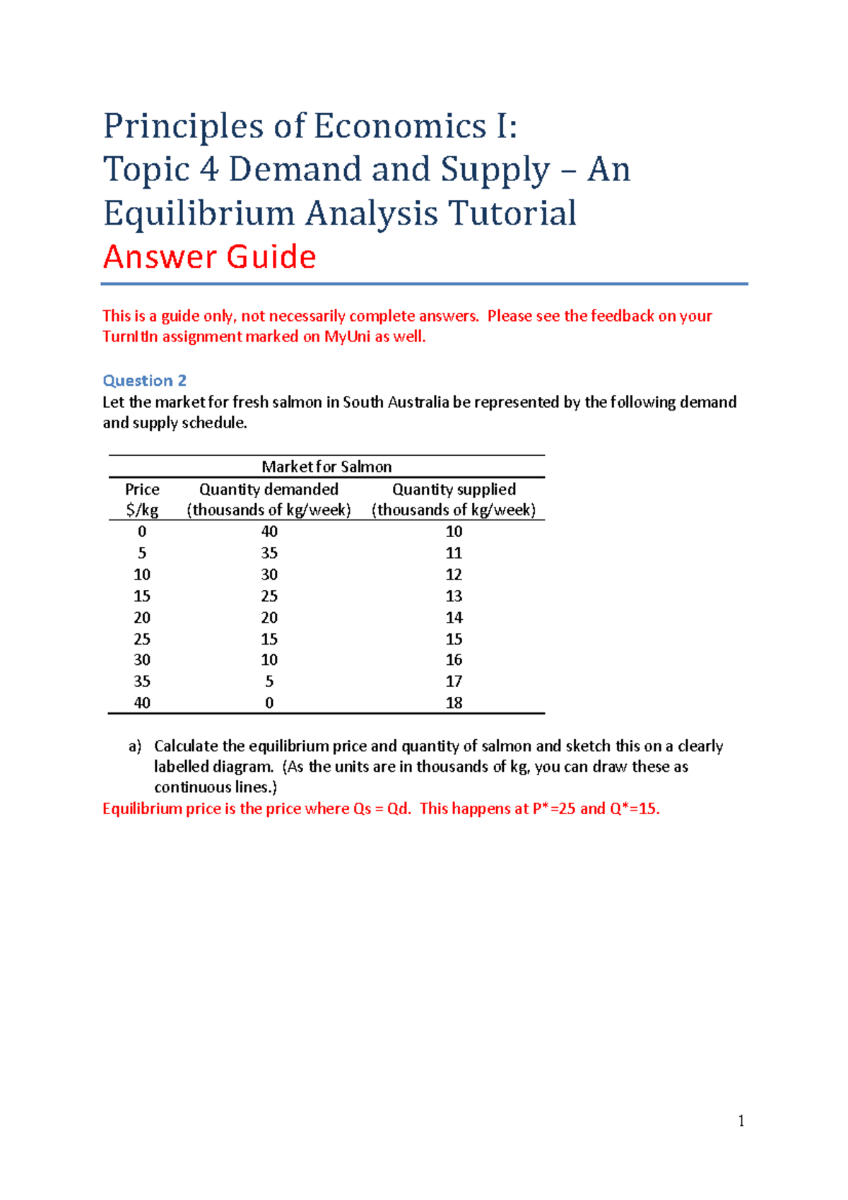 Topic 4 Answer Guide - Principles of Economics I: Topic 4 Demand and ...