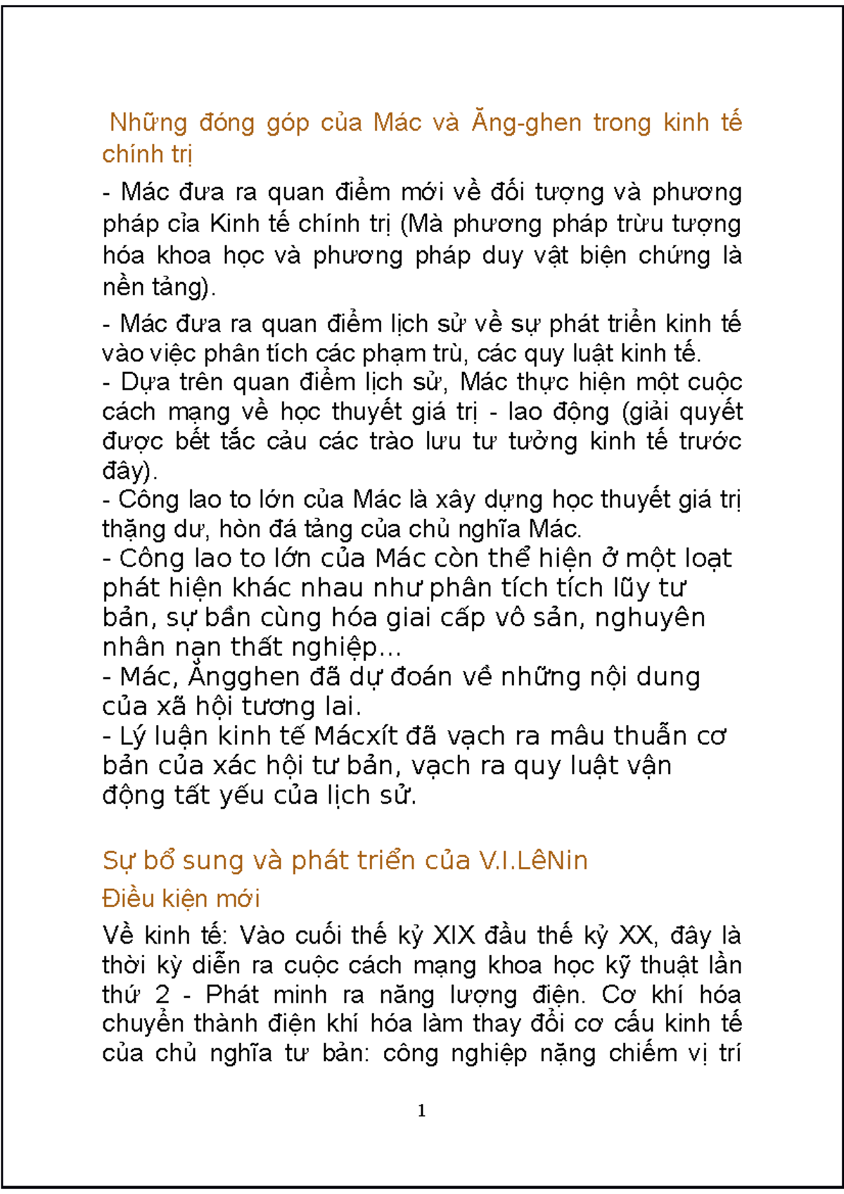 Những đóng góp của Mác và Ăng-ghen - Những đóng góp của Mác và Ăng-ghen ...