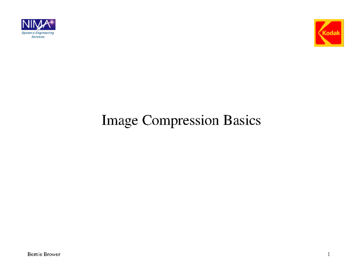 Compression Tutorial - Digital Image Processing - ServicesServices ...