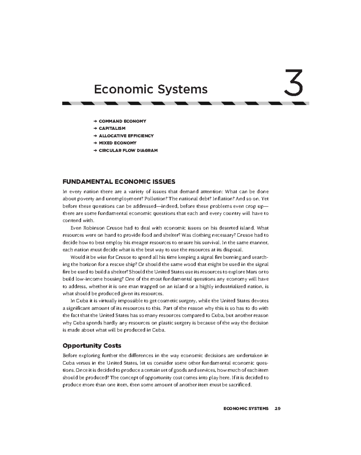 AP Marcro Barron - 3. Economic Systems - 3 ECONOMIC SYSTEMS 29 Economic ...