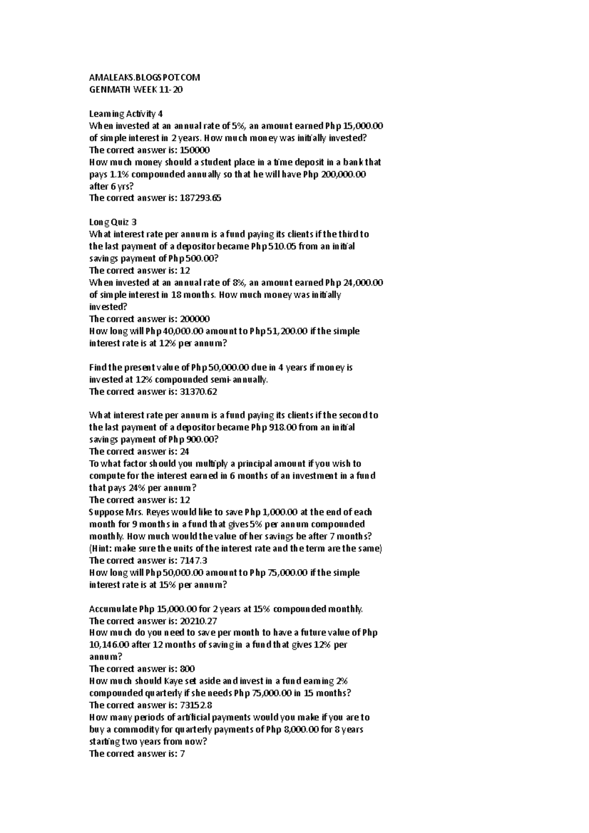 GEN MATH 2ND Quarter 1ST SEM - AMALEAKS.BLOGSPOT GENMATH WEEK 11 ...