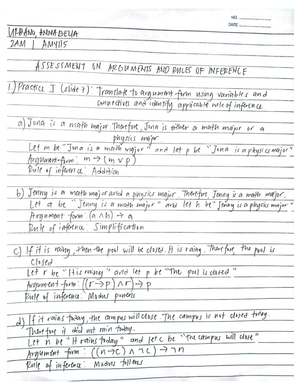 Gen Math Q1 Mod 2 - Teachers name : J Ubaldo - Pretest Module 2 Key ...