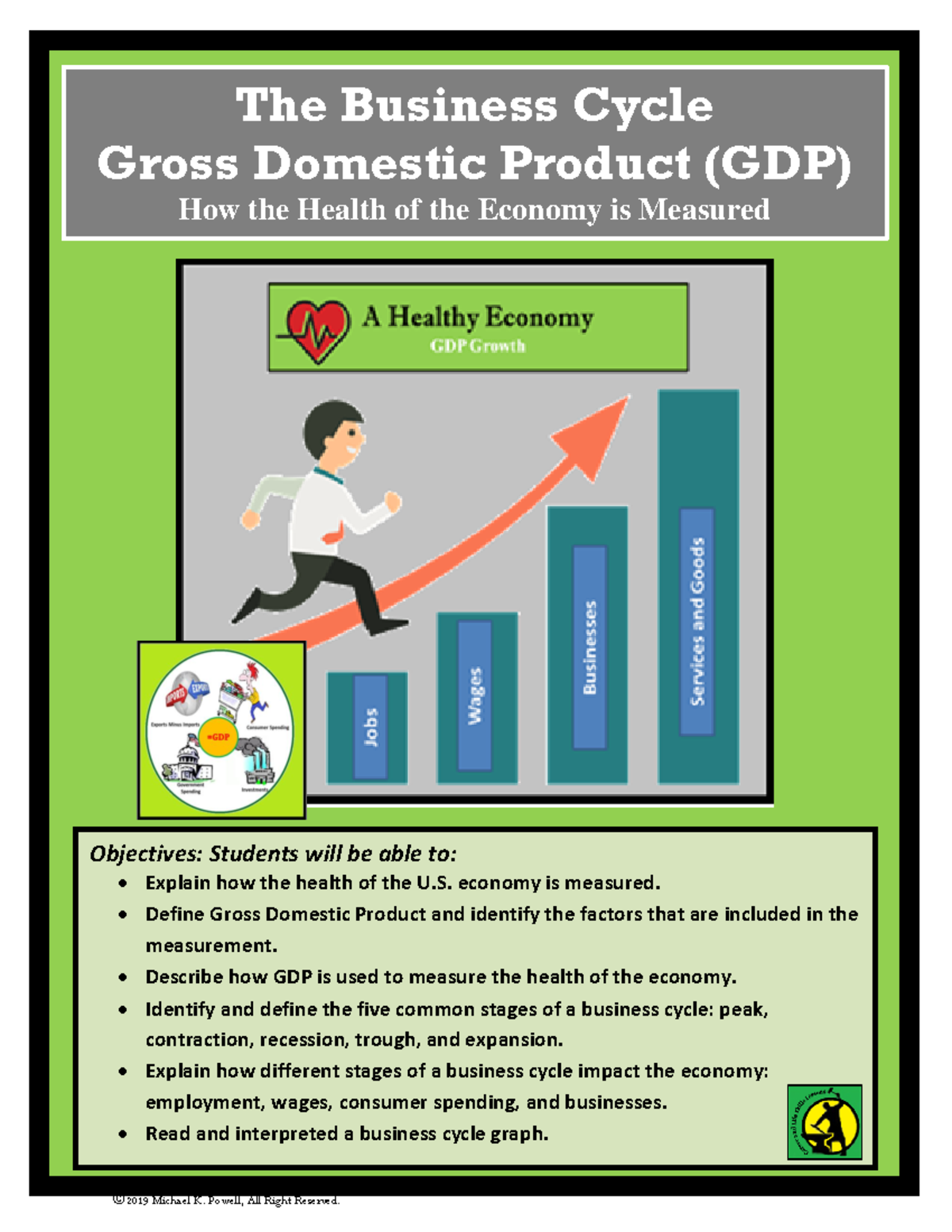GDP and Business Cycle Lesson - Objectives: Students will be able to ...