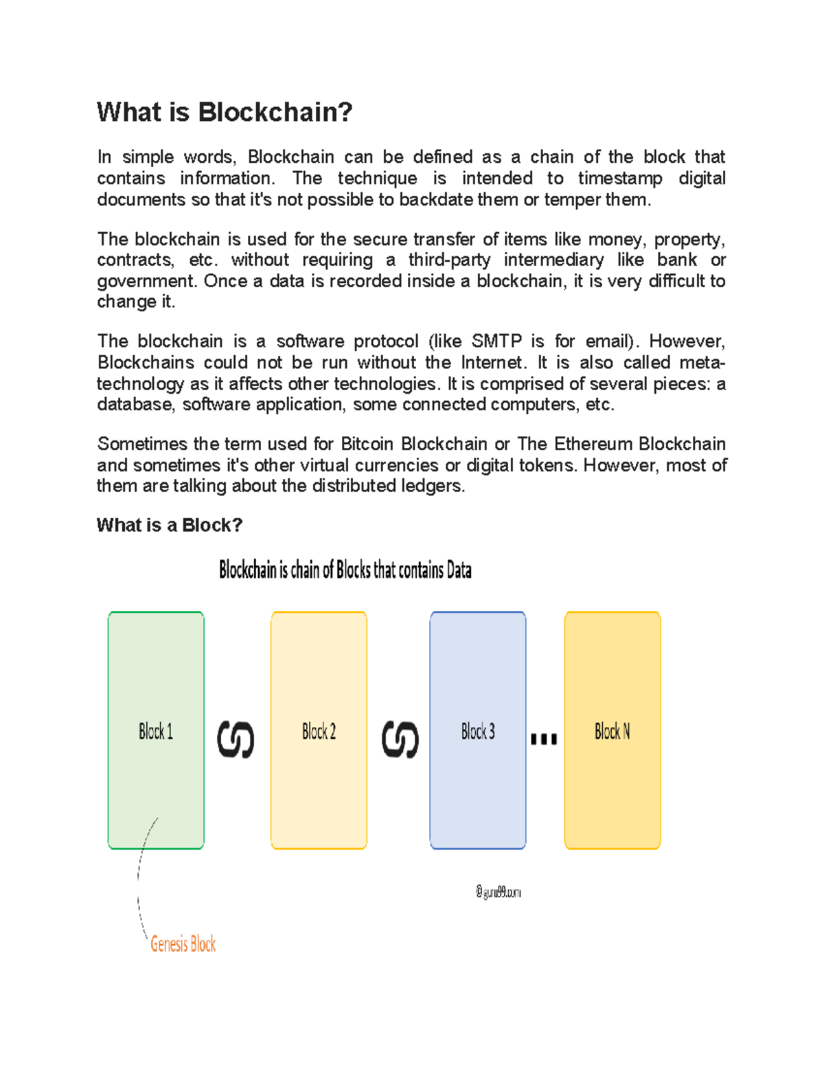 Blockchain Introduction - What is Blockchain? In simple words ...