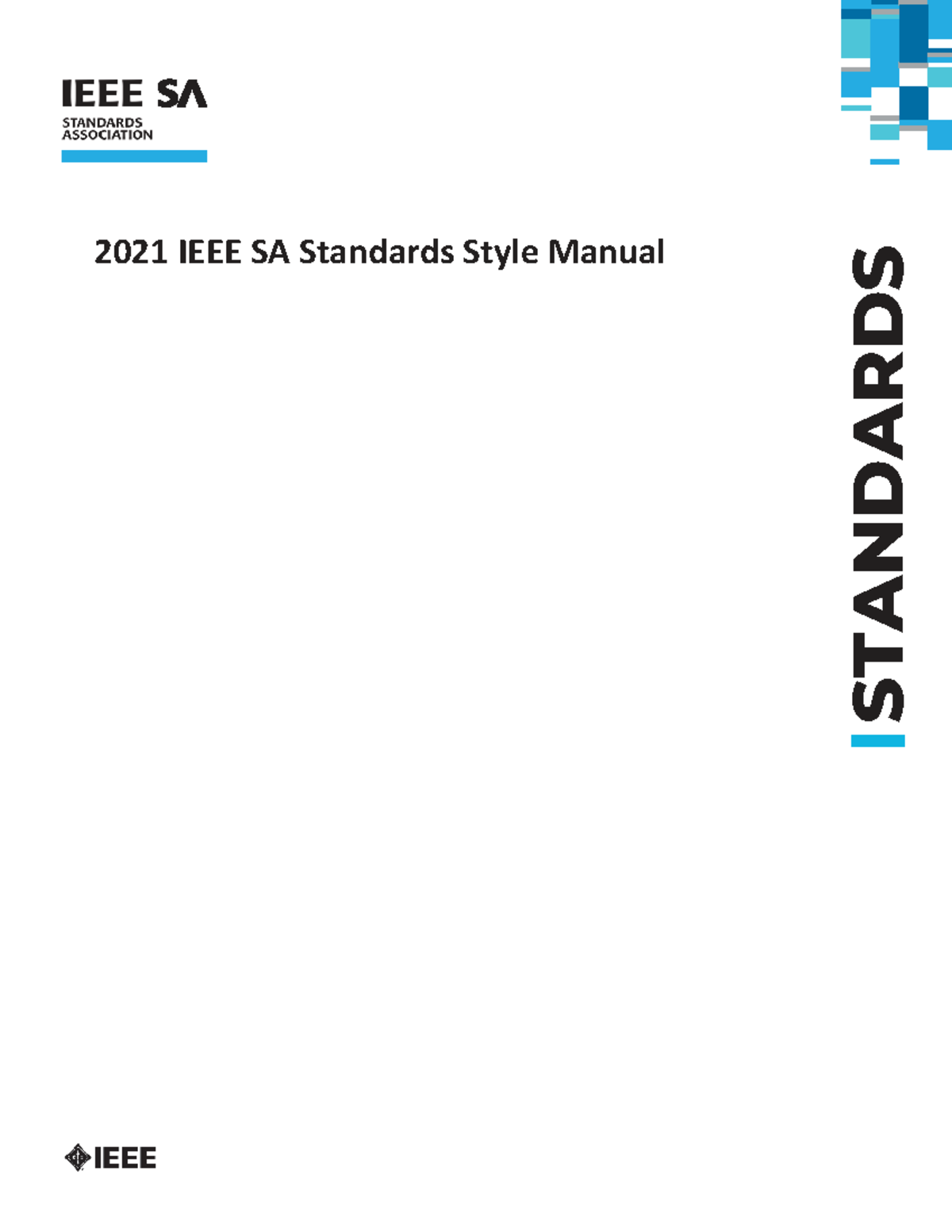 IEEE SA Standards Style Manual - STANDARDS 2021 IEEE SA Standards Style ...