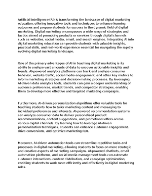 The application of artificial intelligenc 4 - AI's analytical prowess ...