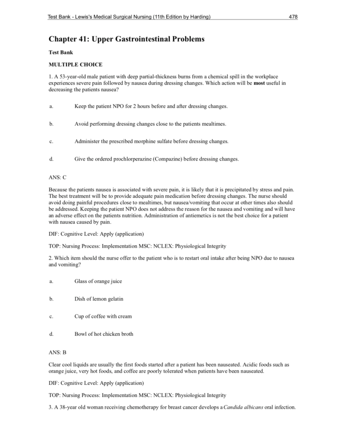 Ch. 41 - Ch 41 - NURS 3100 - Studocu