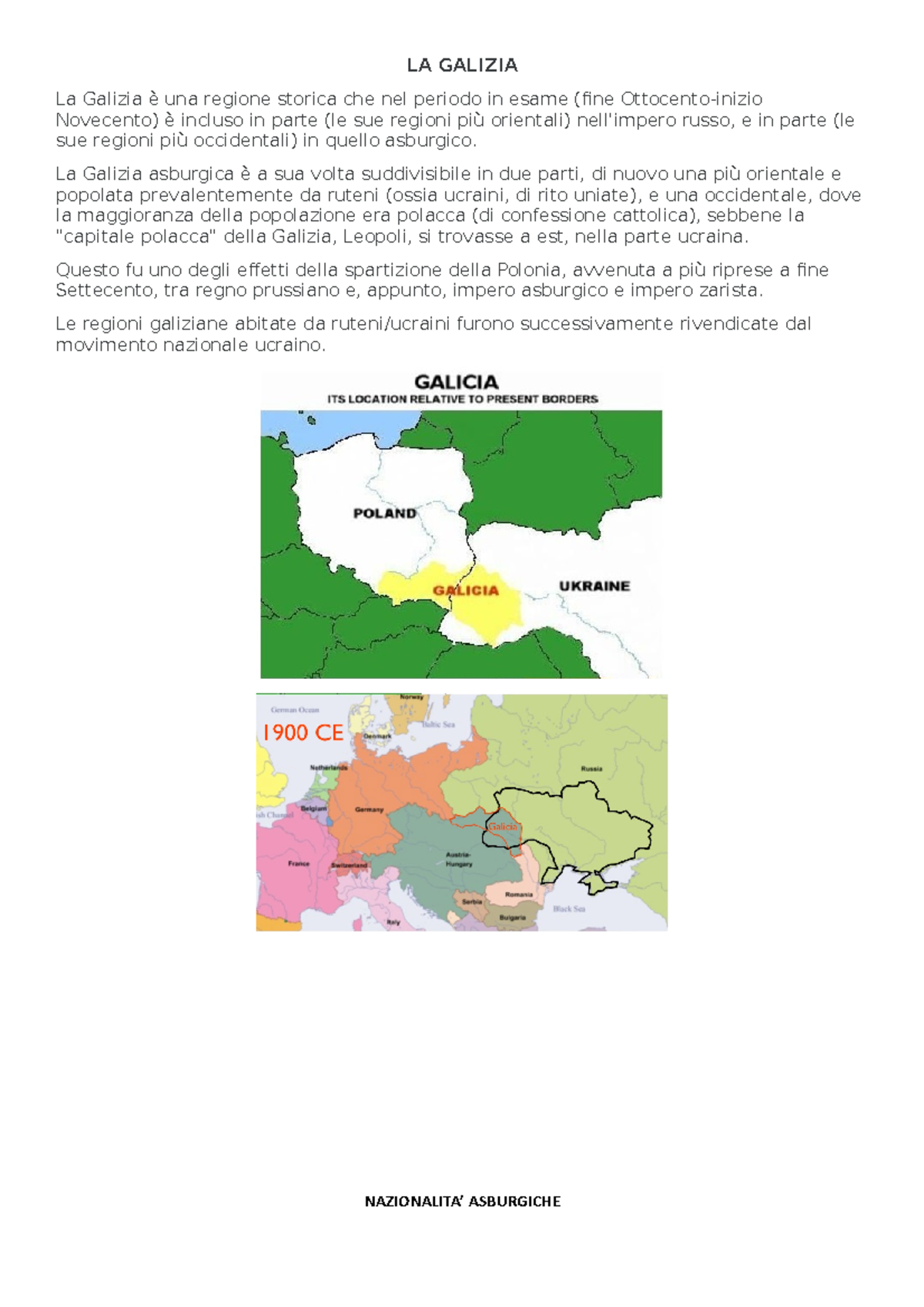 LA Galizia - LA GALIZIA La Galizia è una regione storica che nel ...